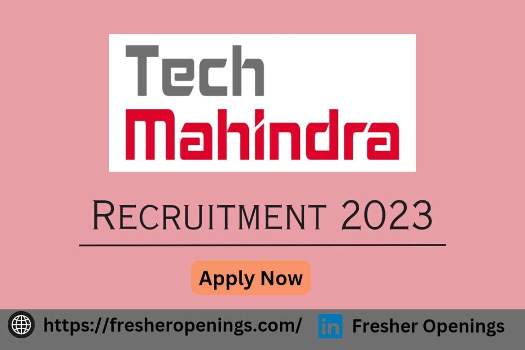 Tech Mahindra is hiring Freshers & Experienced | Apply Now Tech Mahindra is hiring Freshers & Experienced | Apply Now