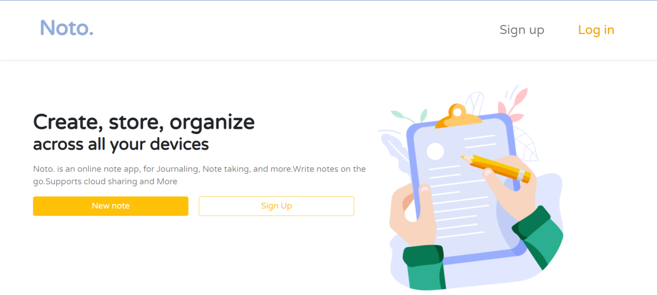 Noto: Unlocking Seamless Productivity with Cloud-Powered Note-Taking Noto: Unlocking Seamless Productivity with Cloud-Powered Note-Taking