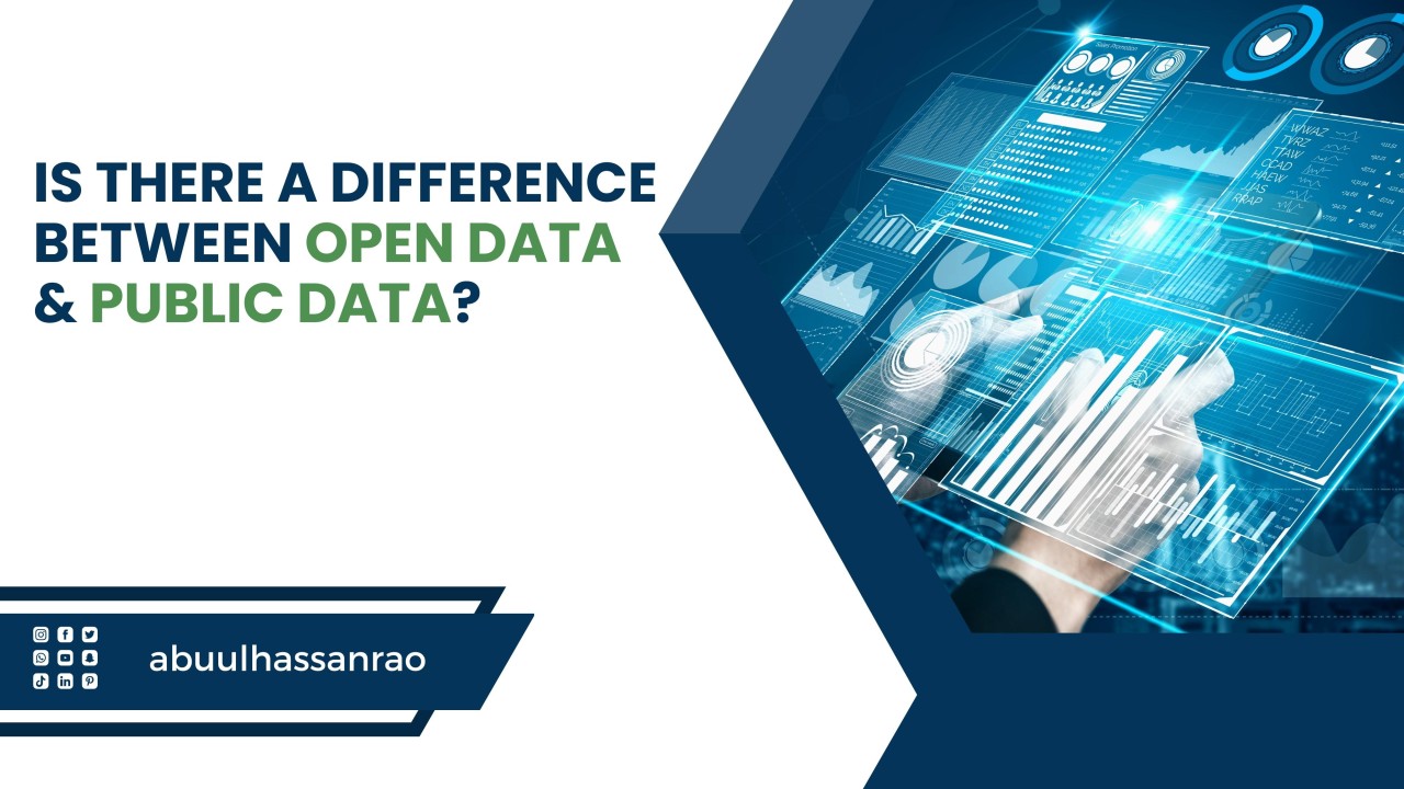 Is There a Difference Between Open Data and Public Data? Is There a Difference Between Open Data and Public Data?