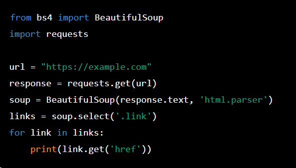 Explore numerous examples of using the BeautifulSoup (bs4) library in ... Explore numerous examples of using the BeautifulSoup (bs4) library in ...