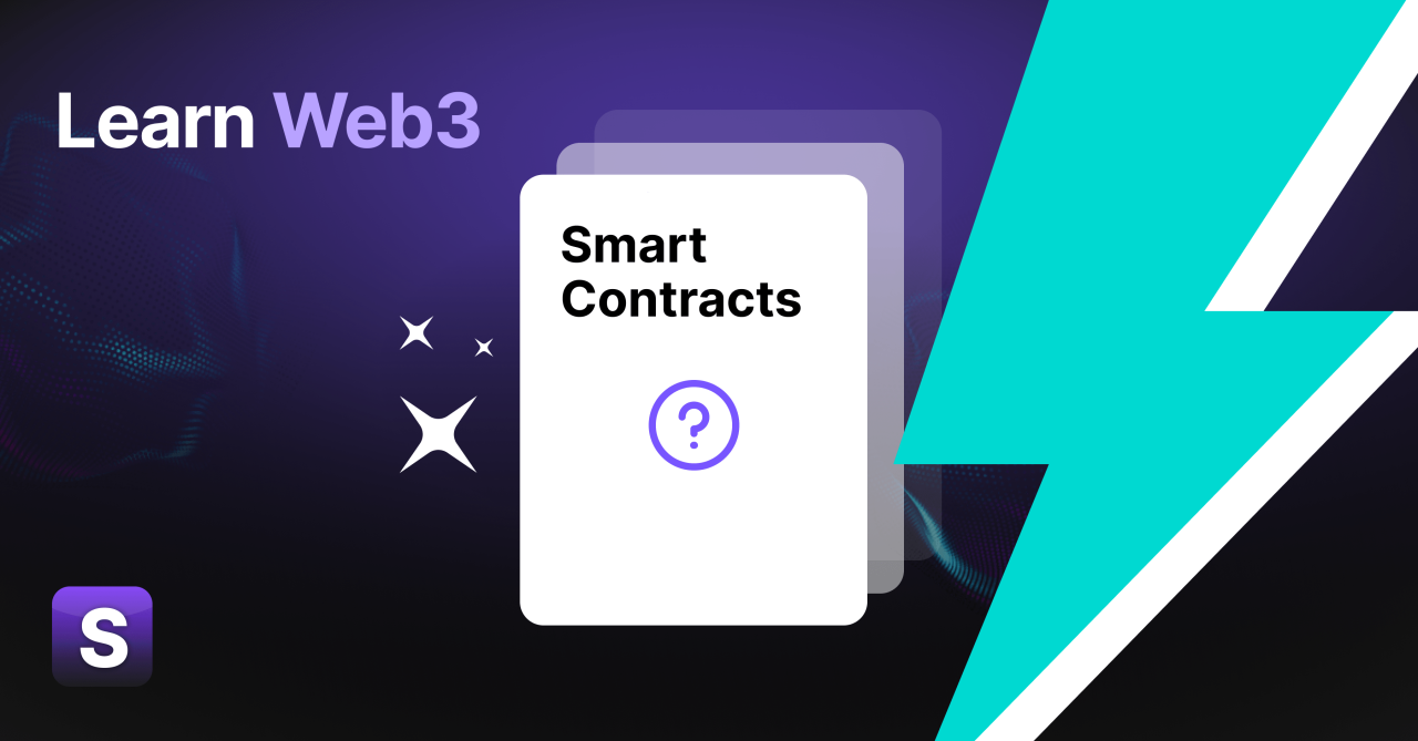 Let's dive deeper into smart contracts Let's dive deeper into smart contracts