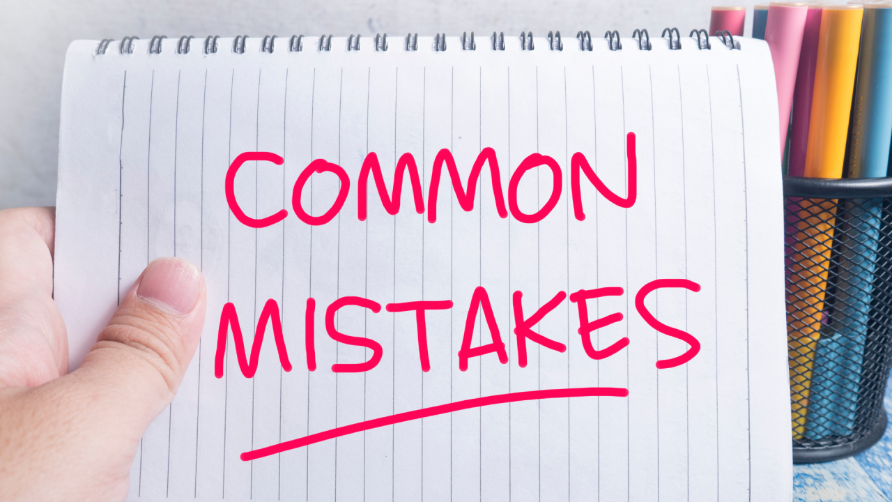 The Top 5 Most Common Mistakes Small Business Owners Make The Top 5 Most Common Mistakes Small Business Owners Make