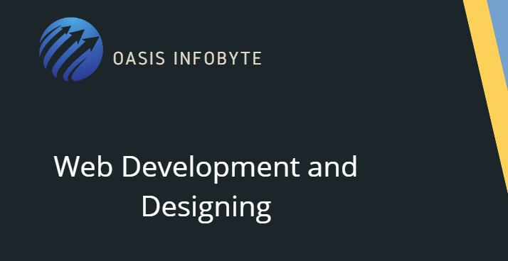 My Internship Experience with OASIS INFOBYTE My Internship Experience with OASIS INFOBYTE