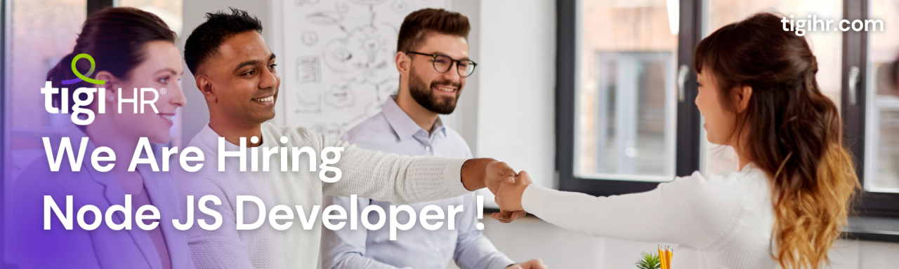 We Are Hiring Node JS Developer We Are Hiring Node JS Developer