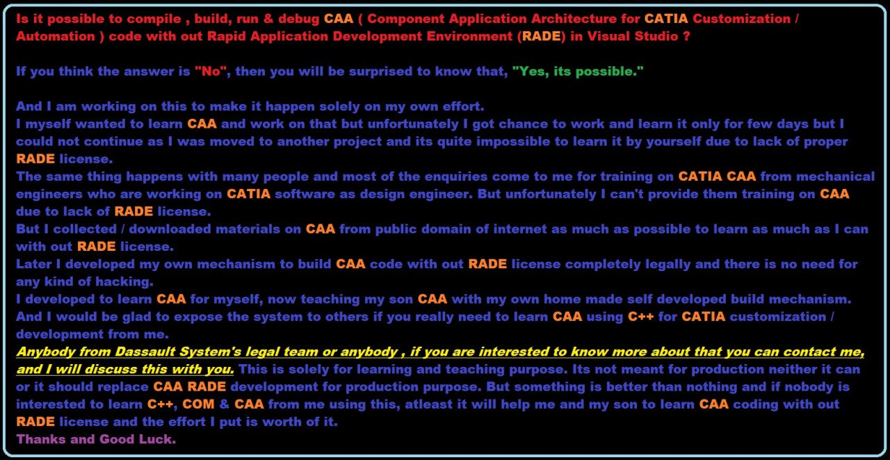 Is it possible to compile , build, run and debug CAA ( Component ... Is it possible to compile , build, run and debug CAA ( Component ...