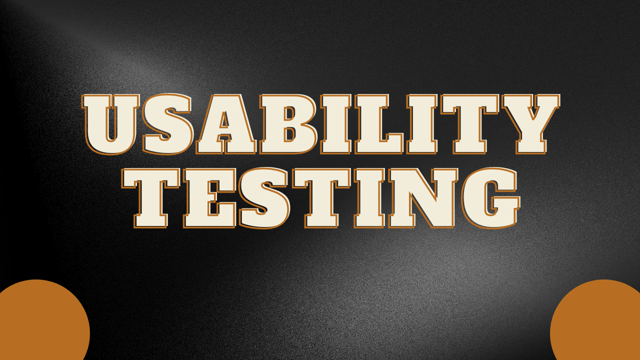Usability Testing Usability Testing