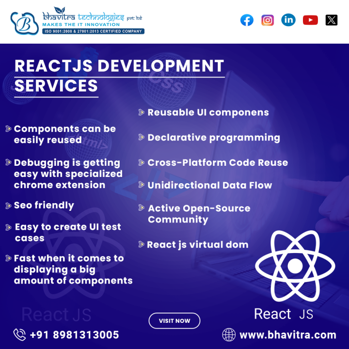 Top 10 ReactJS Development Companies in India Top 10 ReactJS Development Companies in India