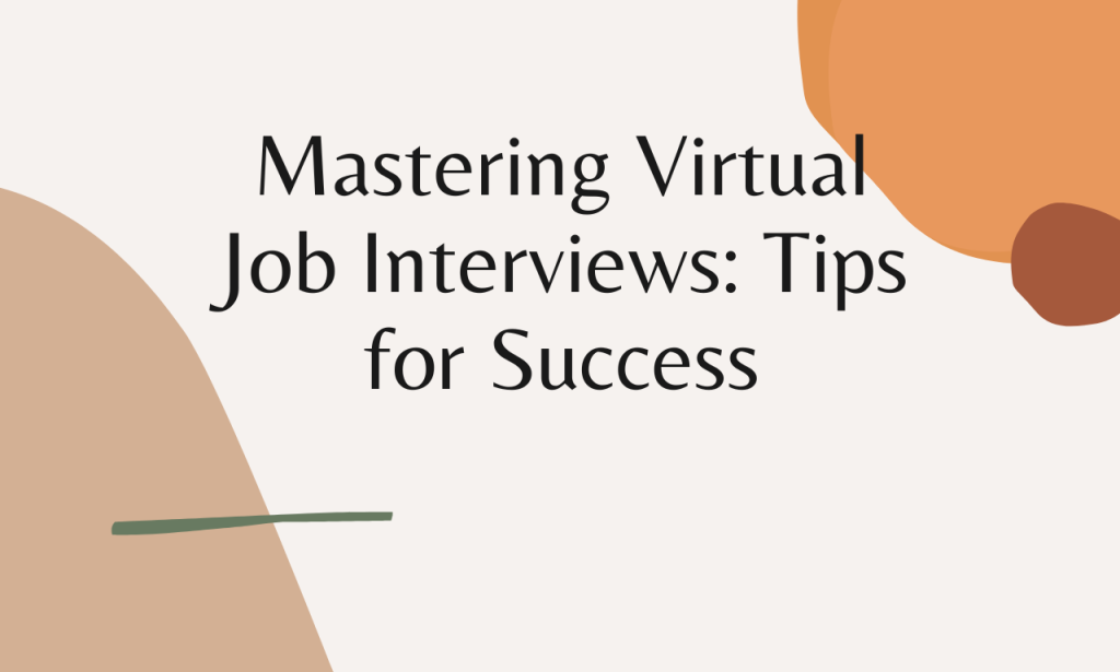 Sidra Nizamani on LinkedIn: Mastering Virtual Job Interviews: Tips for ... Sidra Nizamani on LinkedIn: Mastering Virtual Job Interviews: Tips for ...