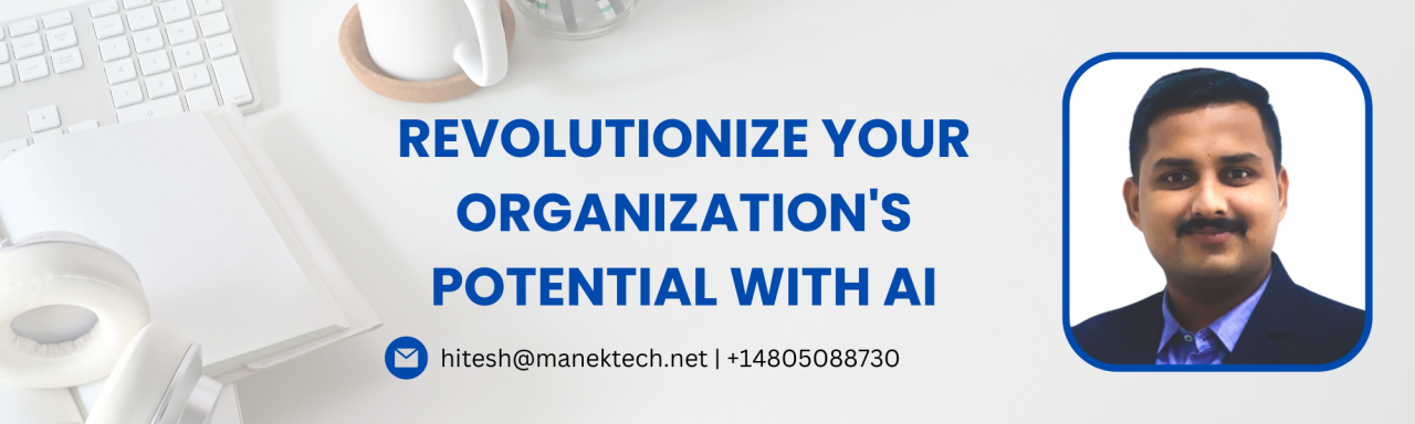Revolutionize your organization's potential with AI Revolutionize your organization's potential with AI