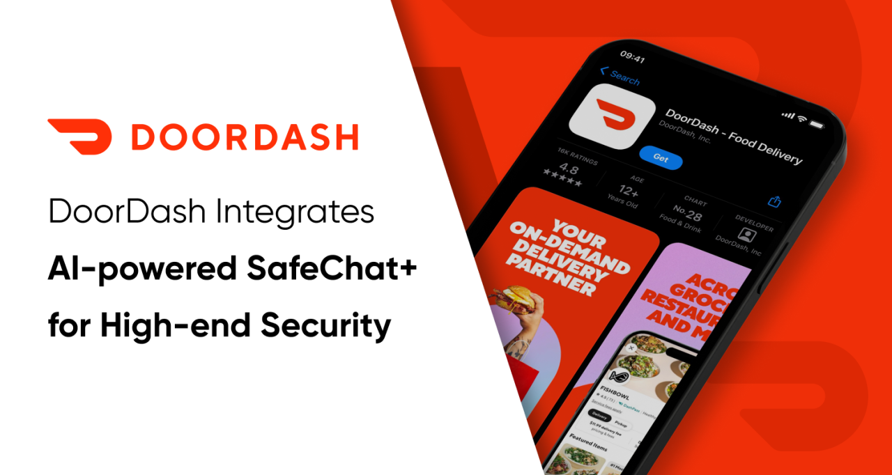 DoorDash Integrates AI-powered SafeChat+ for High-end Security DoorDash Integrates AI-powered SafeChat+ for High-end Security