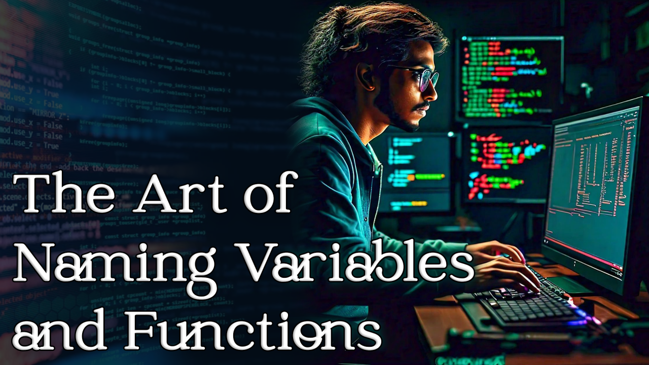 Elevate Your Coding: The Art of Naming Variables and Functions Elevate Your Coding: The Art of Naming Variables and Functions