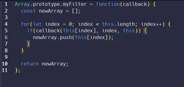 Custom Array Filter higher-order function Custom Array Filter higher-order function