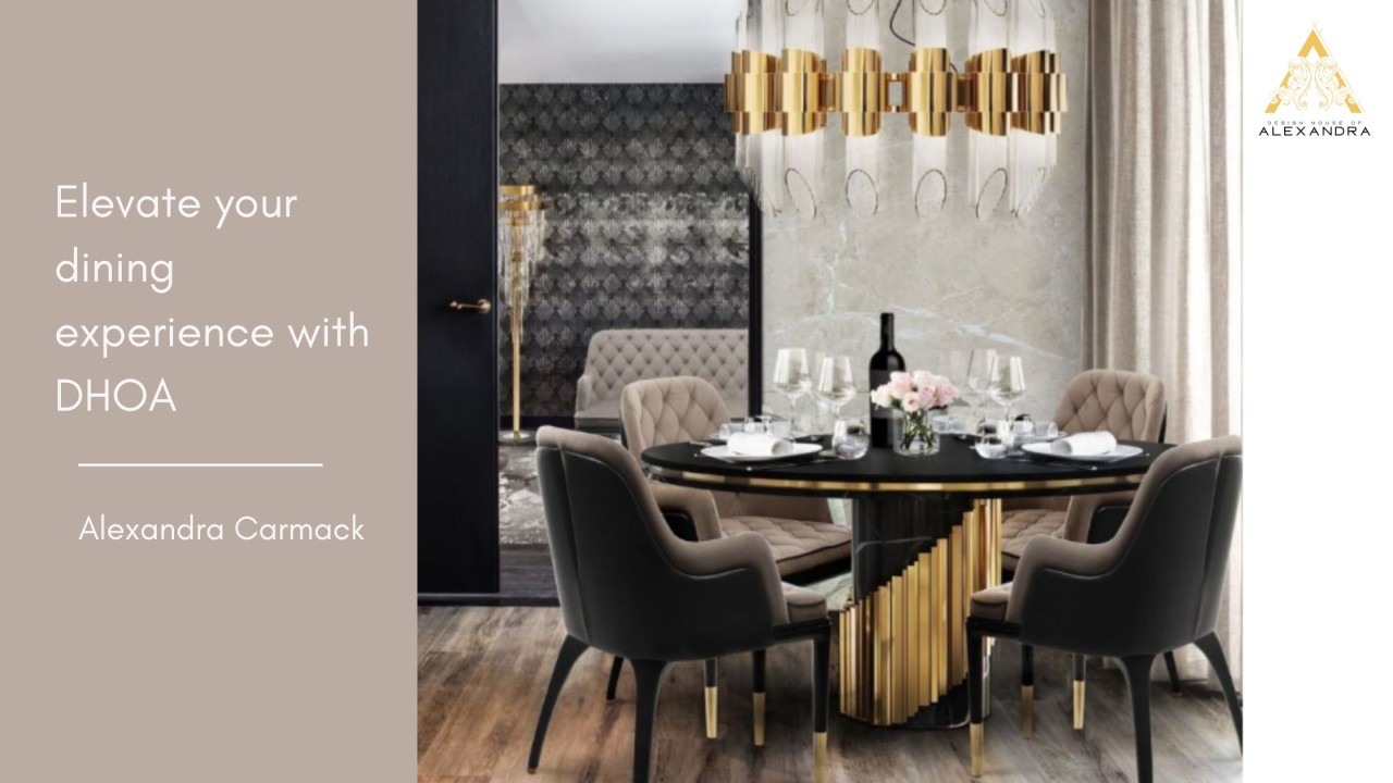 Elevate your dining experience with DHOA Elevate your dining experience with DHOA