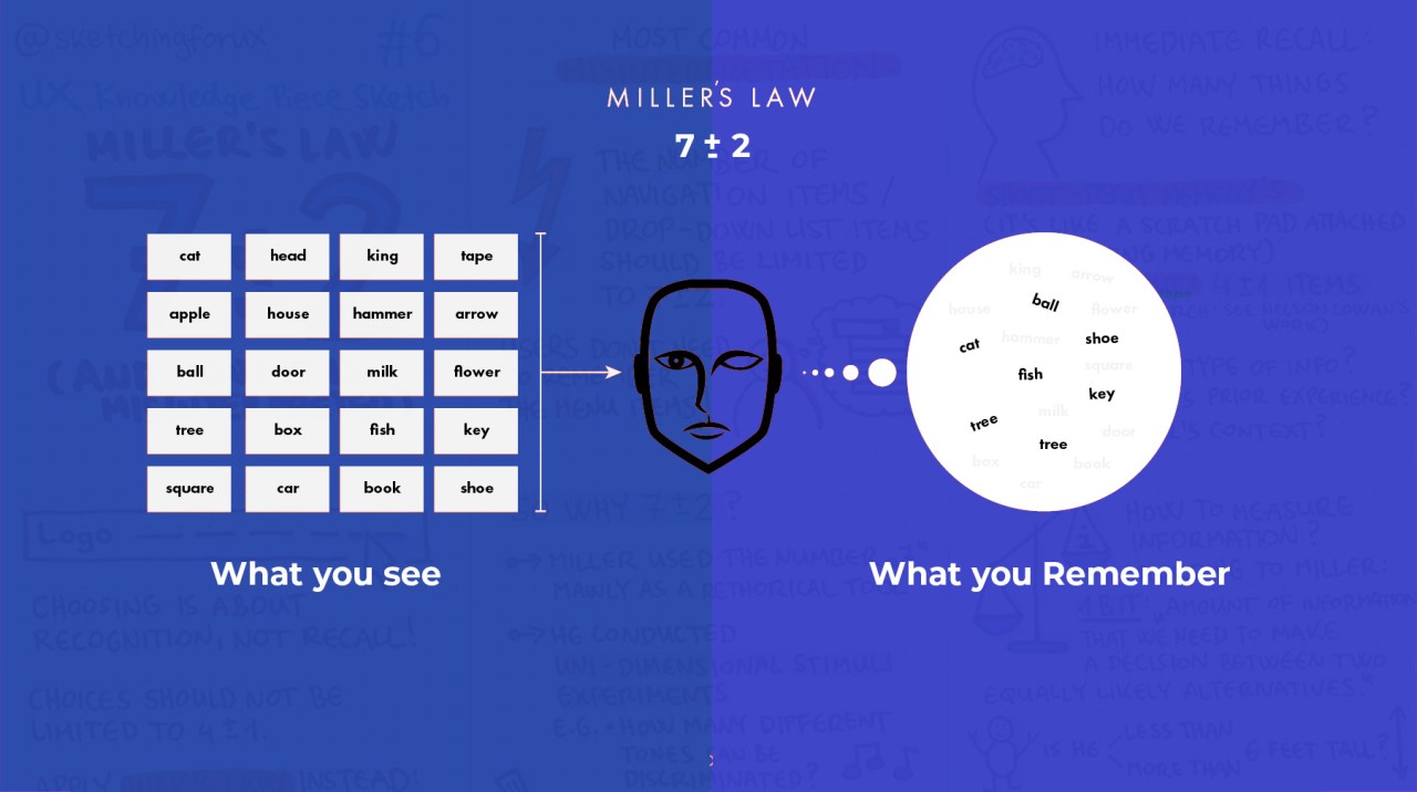 💡 Millers Law in UX Design: Simplifying the User Experience! 💡 Millers Law in UX Design: Simplifying the User Experience!