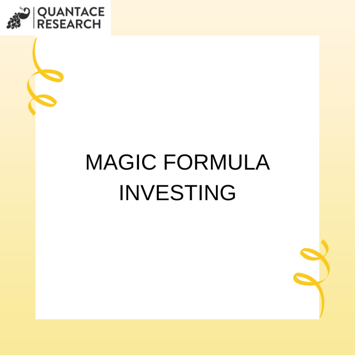 Magic Formula Investing by Joel Greenblatt. Magic Formula Investing by Joel Greenblatt.