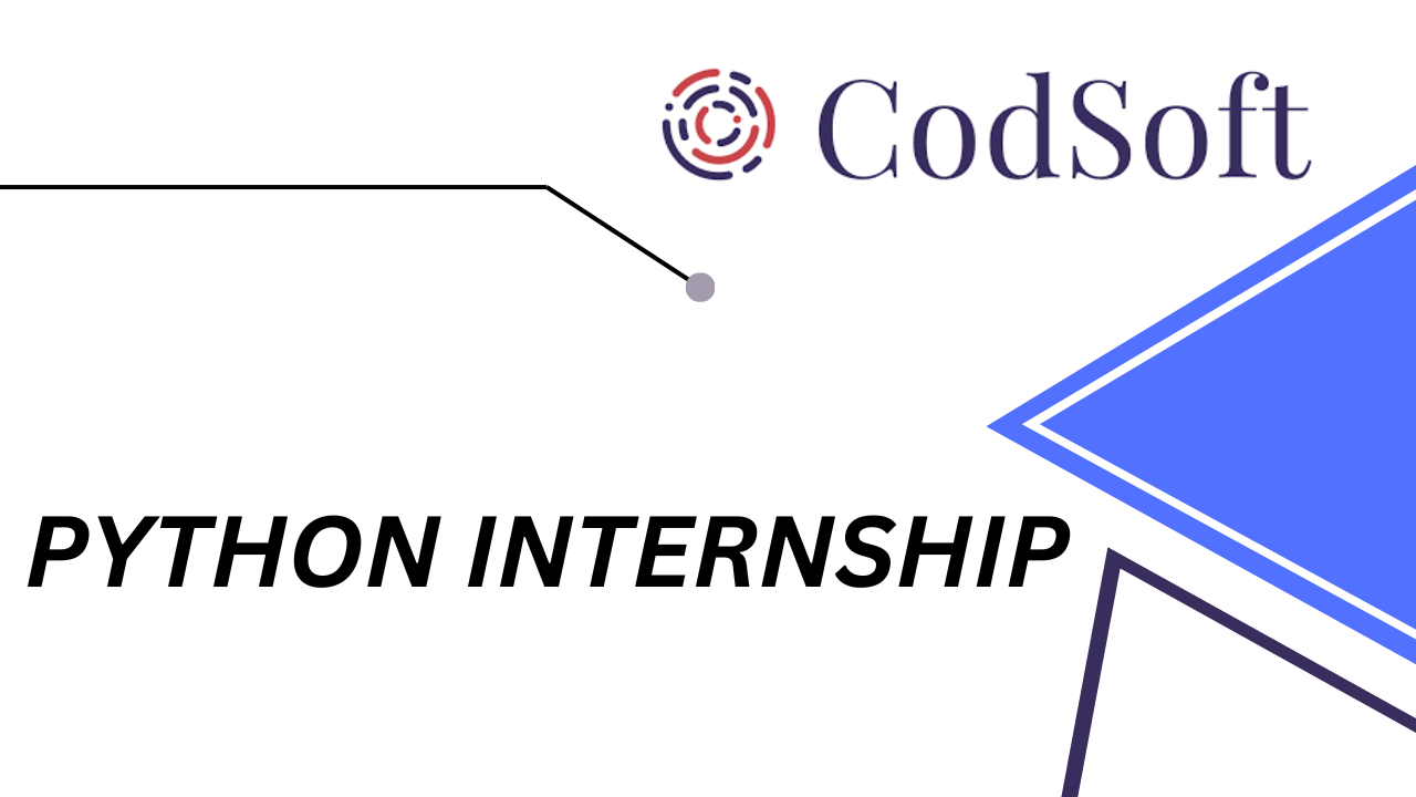 CODSOFT Internship journey CODSOFT Internship journey