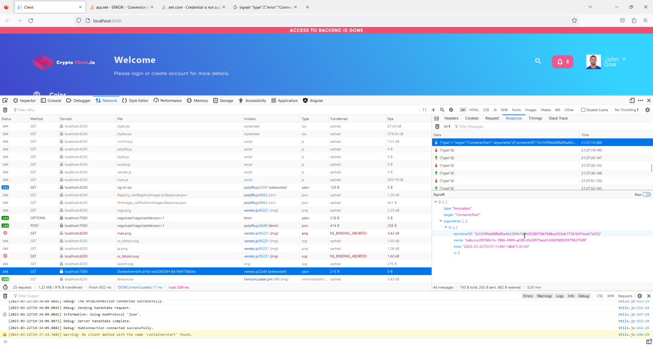 Configure Net Core SignalR Client with Angular Configure Net Core SignalR Client with Angular