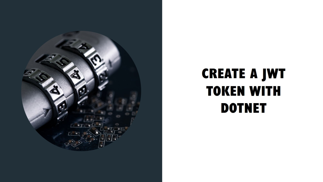 Generate JWT token for development with Dotnet Generate JWT token for development with Dotnet