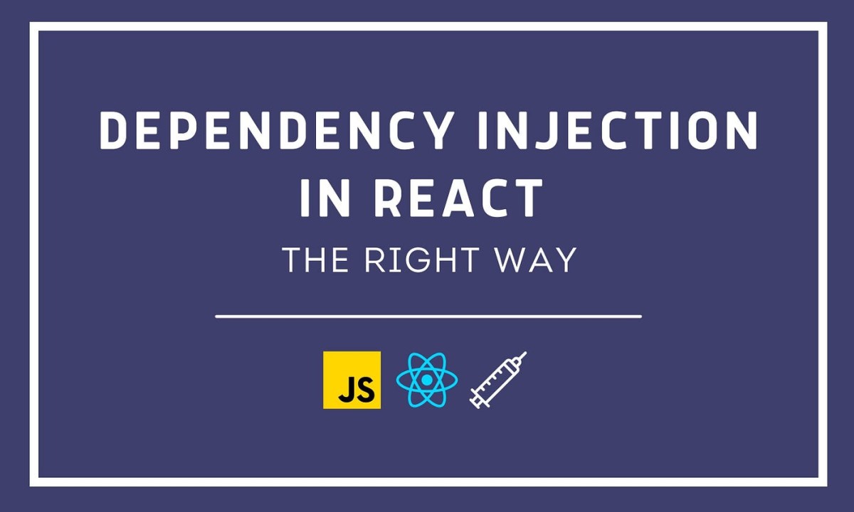 Example of dependency injection in React using inversify library Example of dependency injection in React using inversify library