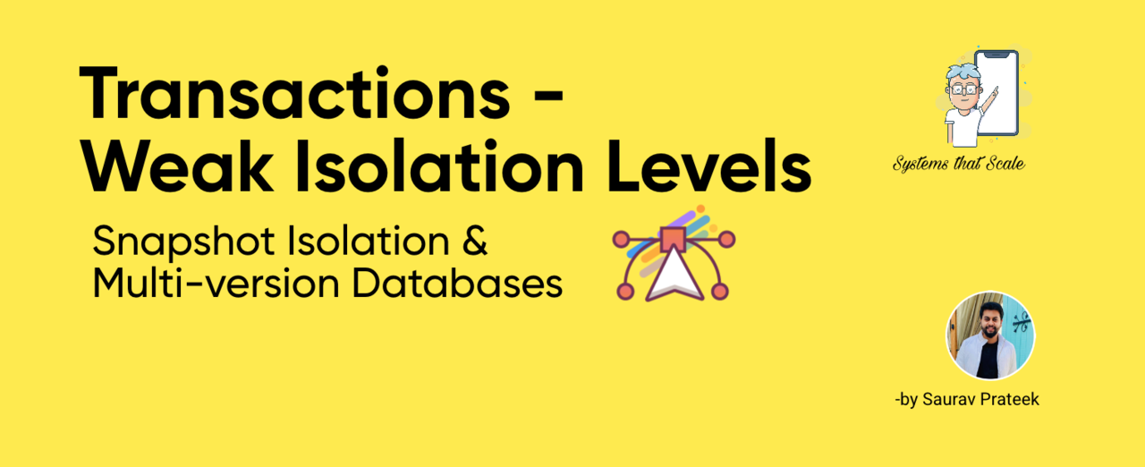 Transactions | Weak Isolation Levels & Multi-version Databases Transactions | Weak Isolation Levels & Multi-version Databases