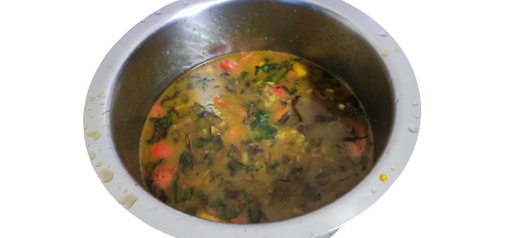 I cooked my dinner with Chicken Saag Curry I cooked my dinner with Chicken Saag Curry