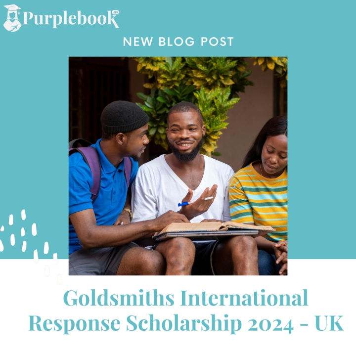 Goldsmiths International Response Scholarship 2024 - UK Goldsmiths International Response Scholarship 2024 - UK