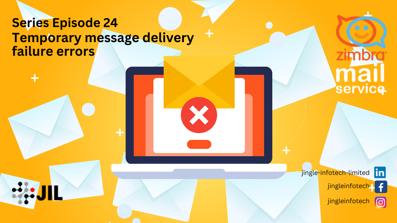 Temporary message delivery failure errors Temporary message delivery failure errors