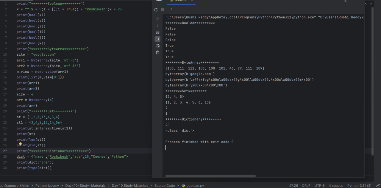 Data Type in Python Part 3 Data Type in Python Part 3