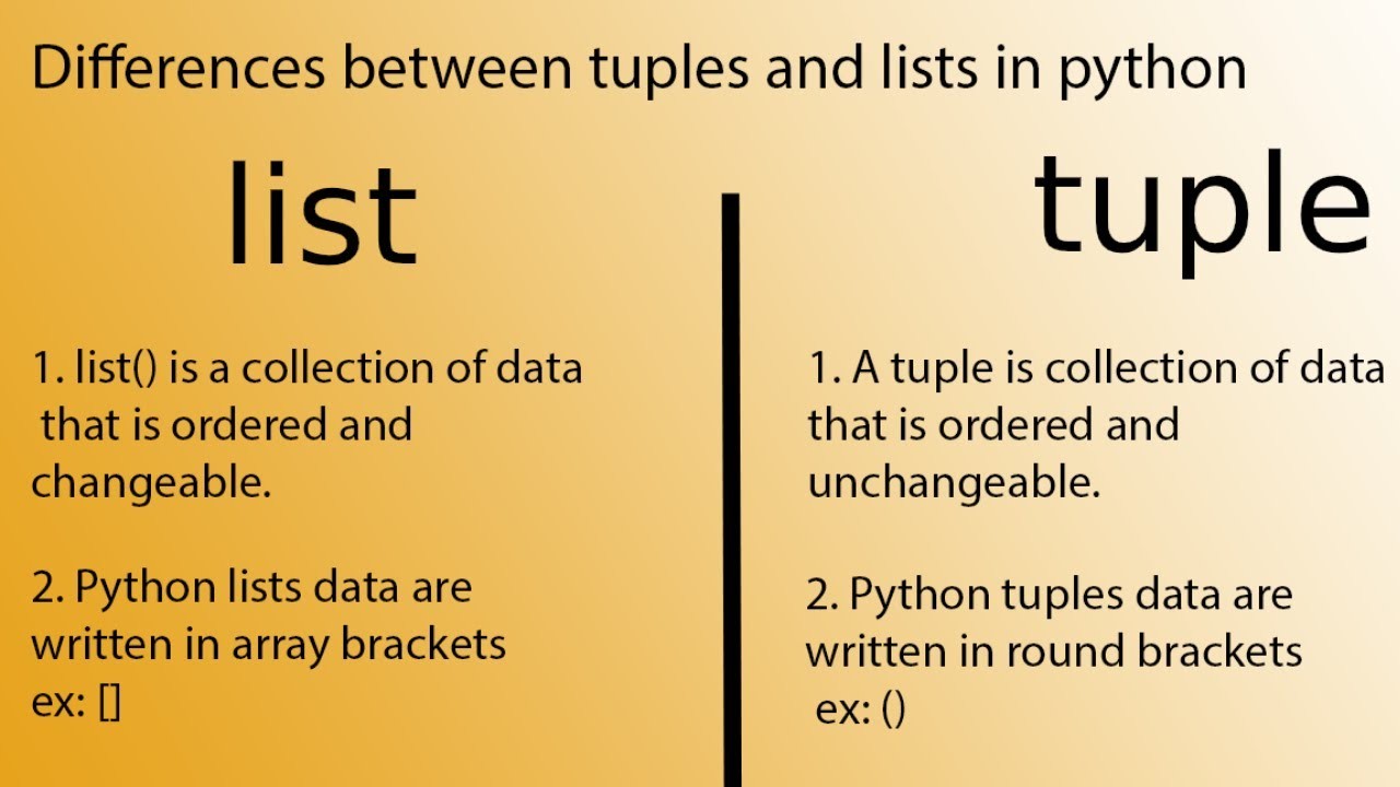 what is the difference between a list and a tuple in python what is the difference between a list and a tuple in python