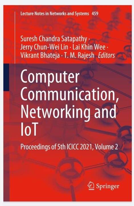 Lecture Notes in Networks and Systems, Springer Nature Lecture Notes in Networks and Systems, Springer Nature