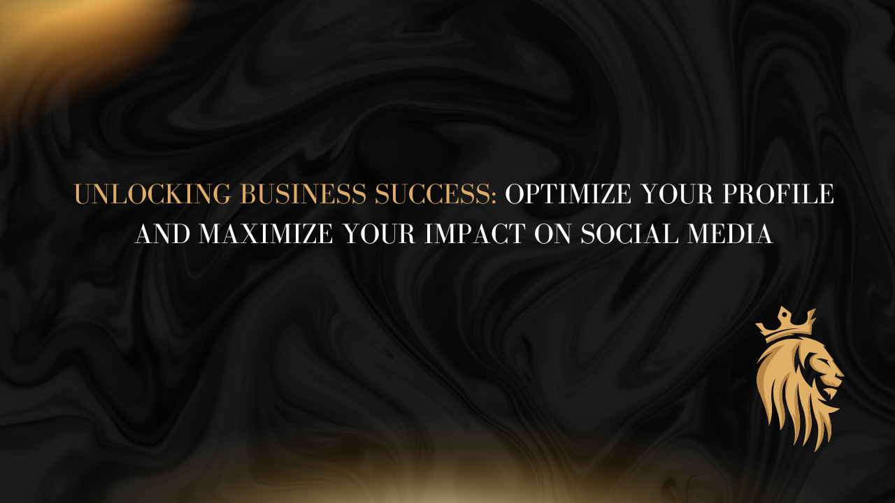 Optimiza tu perfil y maximiza tu impacto en redes sociales Optimiza tu perfil y maximiza tu impacto en redes sociales