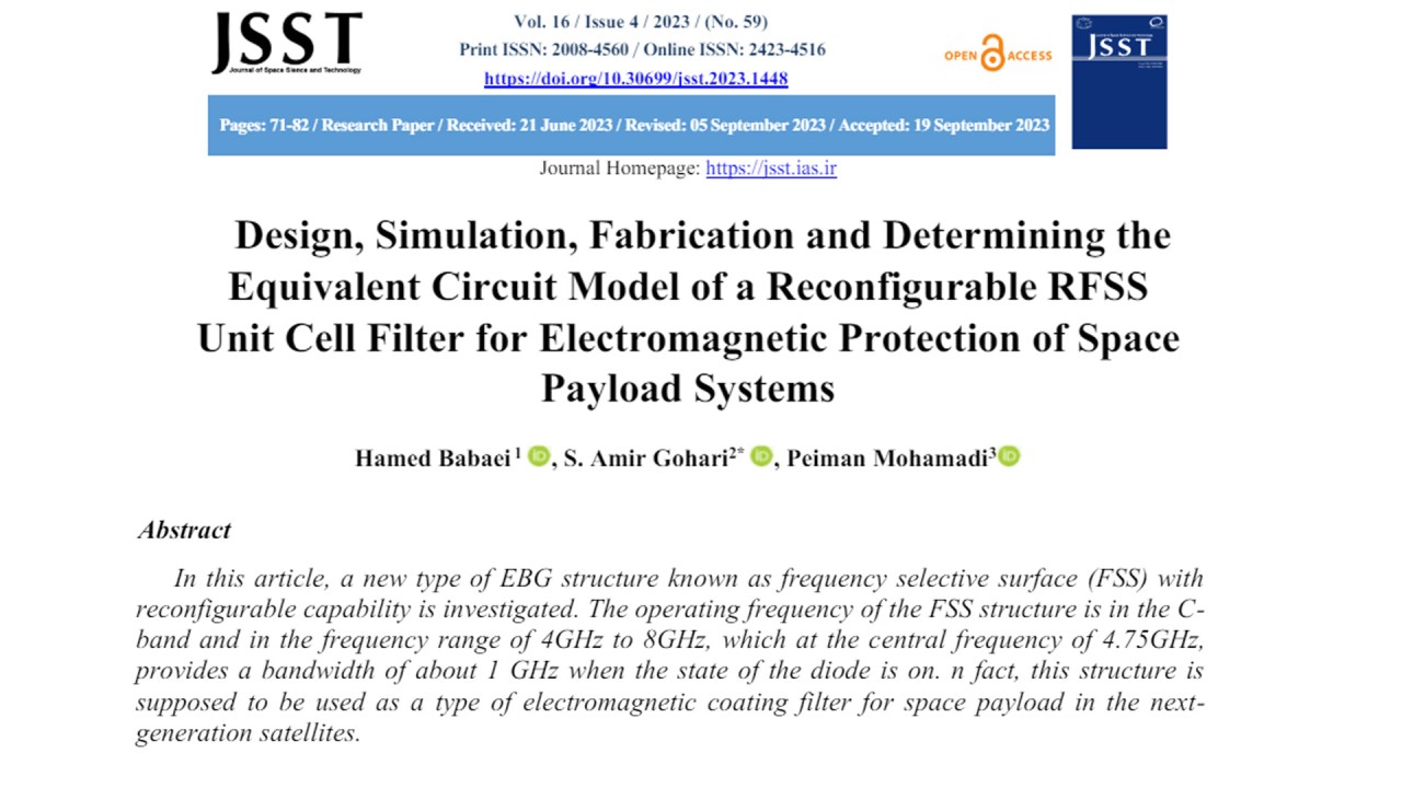 Design, Simulation, Fabrication and Determining the Equivalent Circuit ... Design, Simulation, Fabrication and Determining the Equivalent Circuit ...