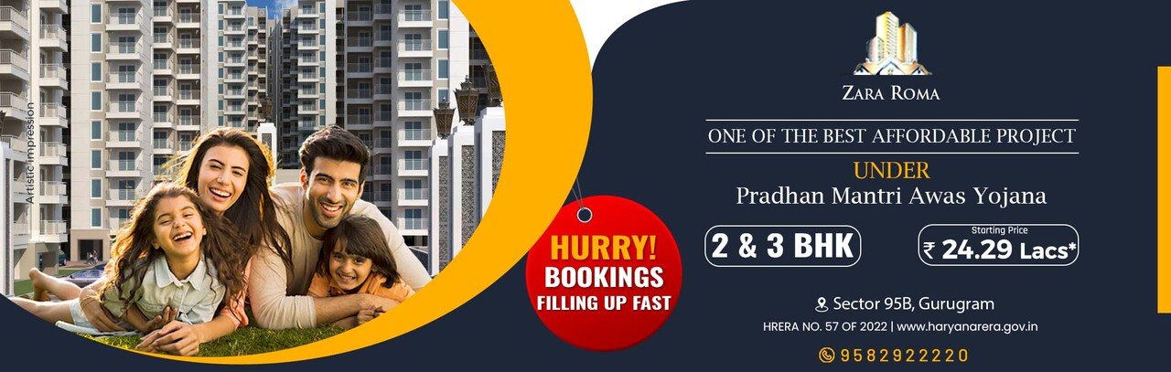 BEST AFFORDABLE PROJECT OF GURUGRAM “ZARA ROMA” BEST AFFORDABLE PROJECT OF GURUGRAM “ZARA ROMA”