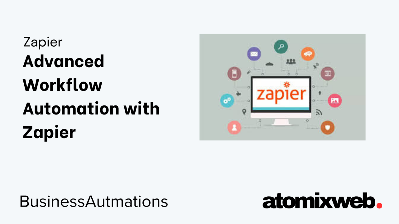 Advanced Workflow Automation with Zapier Advanced Workflow Automation with Zapier