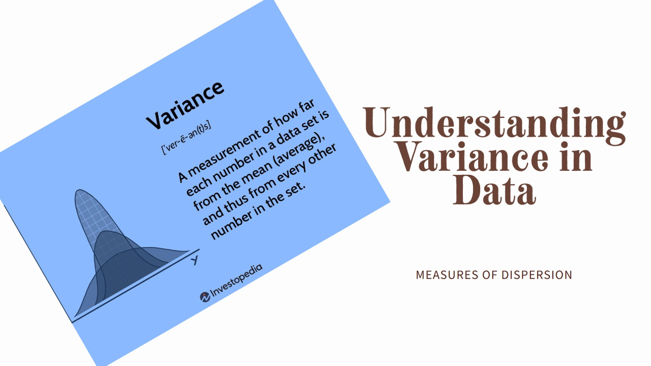 Understanding Variance in Data Understanding Variance in Data