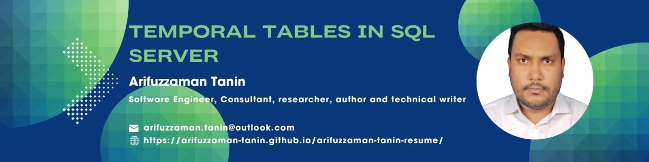 Temporal Tables in SQL Server Temporal Tables in SQL Server