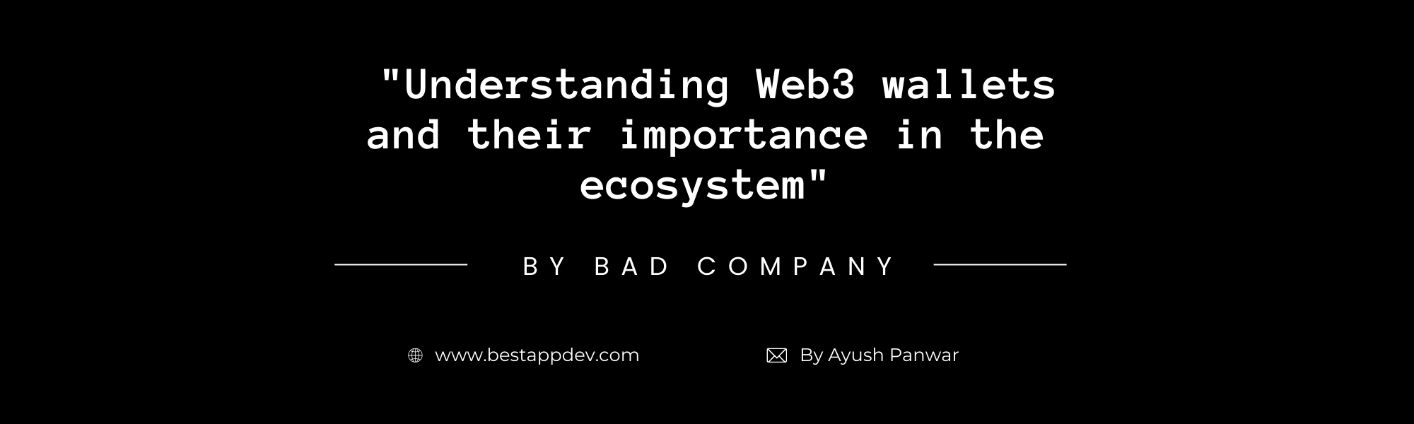 Understanding Web3 wallets and their importance in the ecosystem Understanding Web3 wallets and their importance in the ecosystem