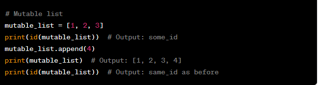 Understanding Python's Mutable and Immutable Objects Understanding Python's Mutable and Immutable Objects