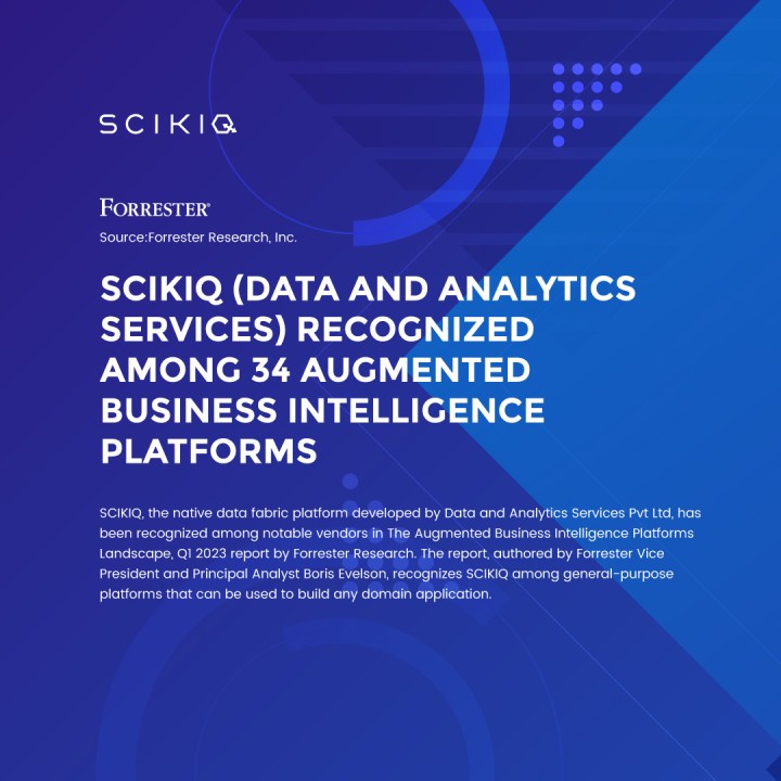 SCIKIQ gets Recognized In Forrester’s Augmented BI Platforms Landscape ... SCIKIQ gets Recognized In Forrester’s Augmented BI Platforms Landscape ...