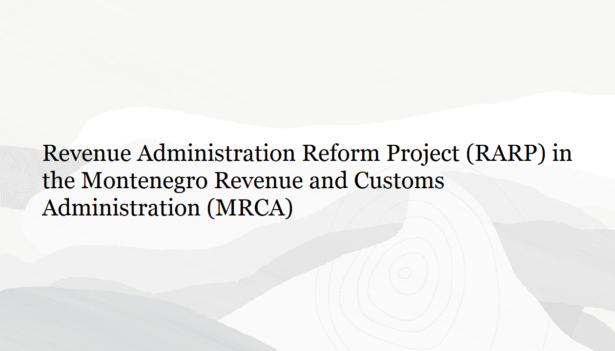 Integrated Revenue Management System (IRMS) Integrated Revenue Management System (IRMS)