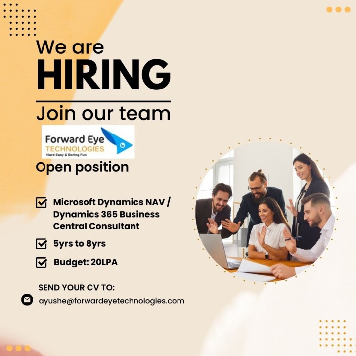 Microsoft Dynamics NAV / Dynamics 365 Business Central Consultant Microsoft Dynamics NAV / Dynamics 365 Business Central Consultant