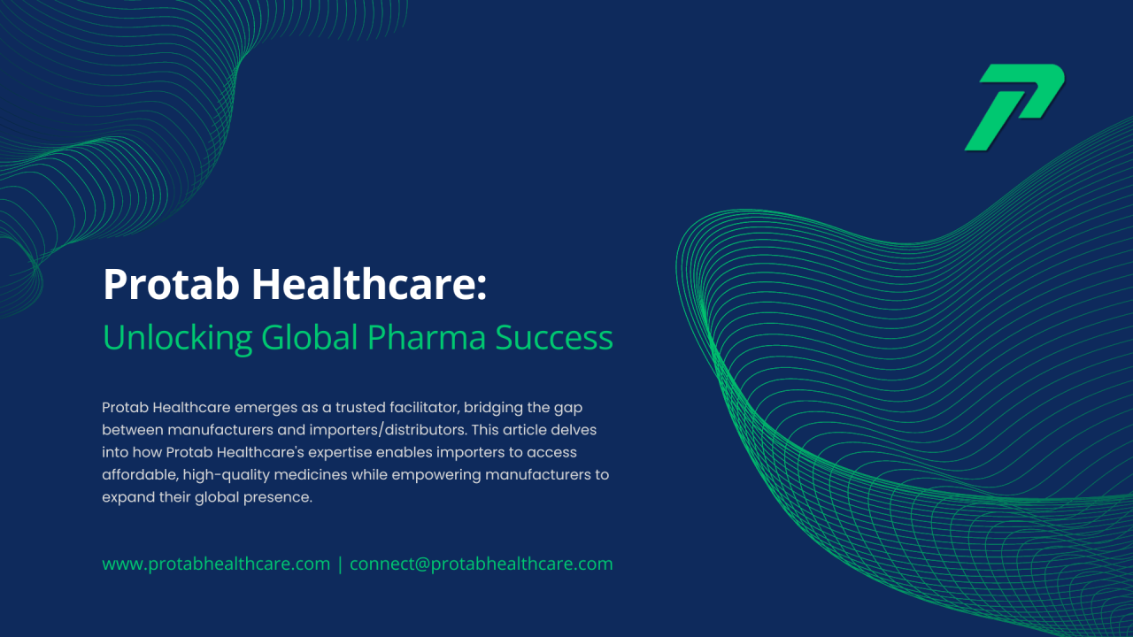 Protab Healthcare: Unlocking Global Pharma Success Protab Healthcare: Unlocking Global Pharma Success