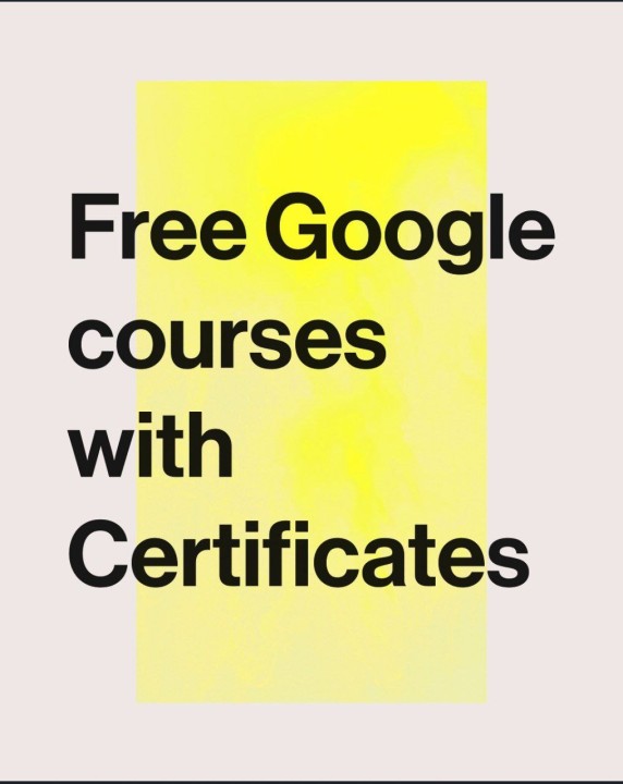 Free Google Courses with Certificates Free Google Courses with Certificates