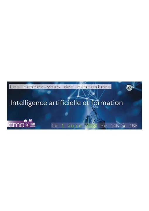 Webinaire Intelligence artificielle et formation Webinaire Intelligence artificielle et formation