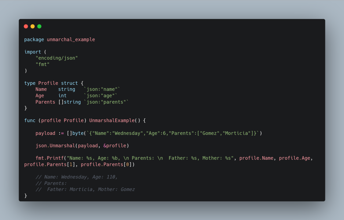 Como manipular Json em golang Como manipular Json em golang