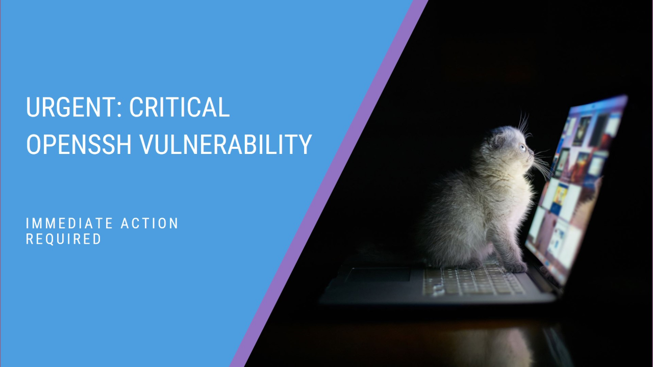 Critical OpenSSH Vulnerability Discovered: Immediate Action Required Critical OpenSSH Vulnerability Discovered: Immediate Action Required