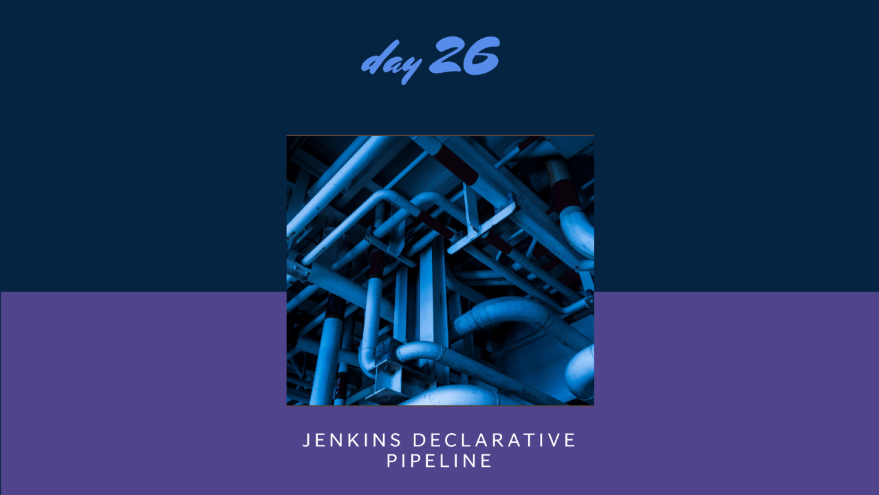 Day 26 Task: Jenkins Declarative Pipeline Day 26 Task: Jenkins Declarative Pipeline