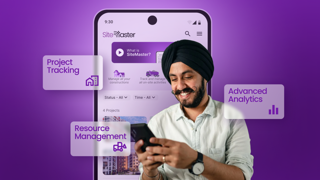 Track, Manage, Streamline with SiteMaster: Enhancing Project Efficiency Track, Manage, Streamline with SiteMaster: Enhancing Project Efficiency