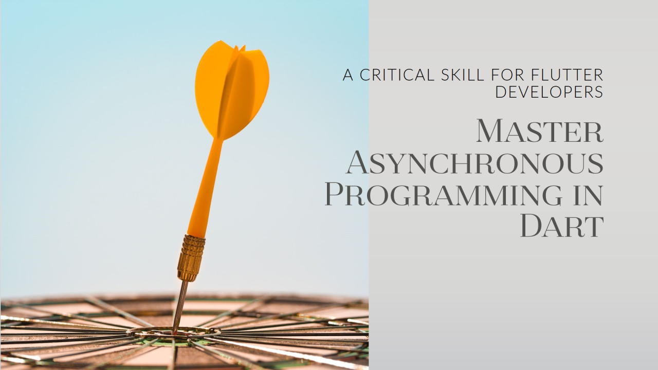 Asynchronous Programming in Dart: A Critical Skill for Flutter Developers Asynchronous Programming in Dart: A Critical Skill for Flutter Developers