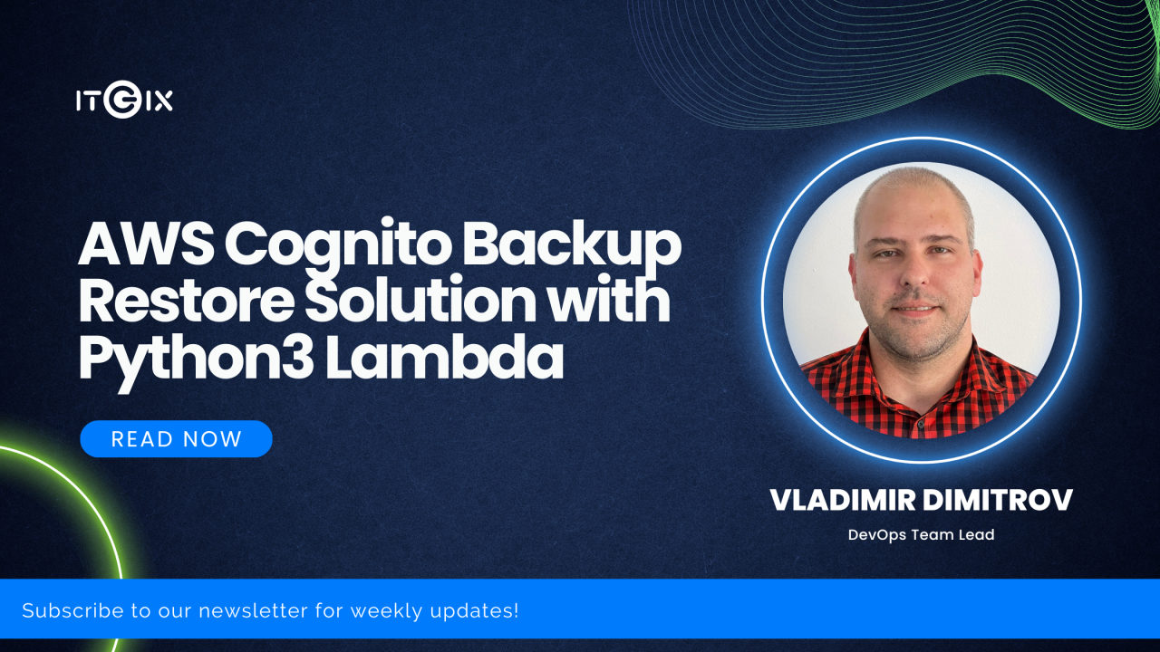 AWS Cognito Backup Restore Solution with Python3 Lambda AWS Cognito Backup Restore Solution with Python3 Lambda